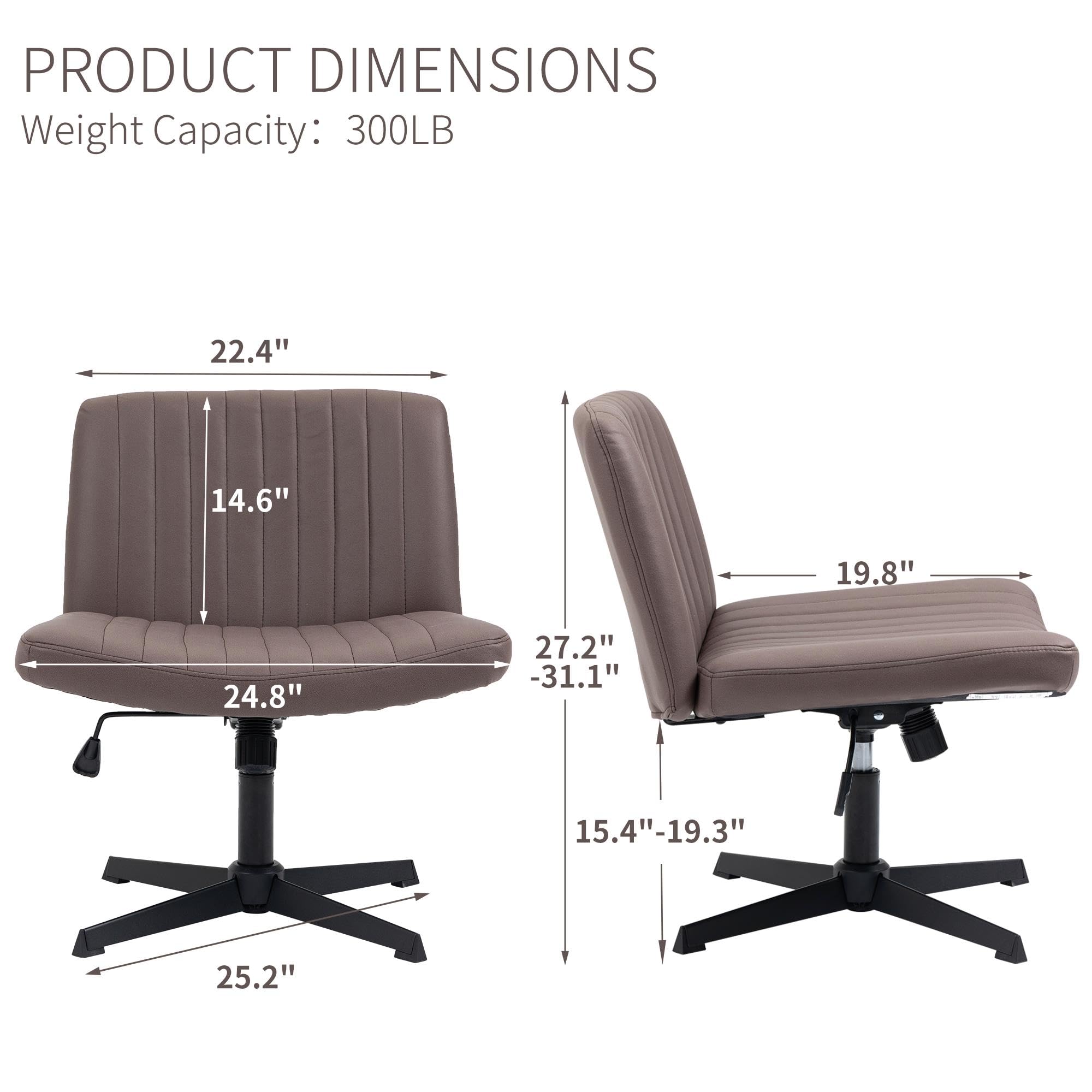 Premium Ergonomic Office Chair - Adjustable Desk Chair with Lumbar Support Breathable Mesh Back and Armrests - for Home or Office Use
