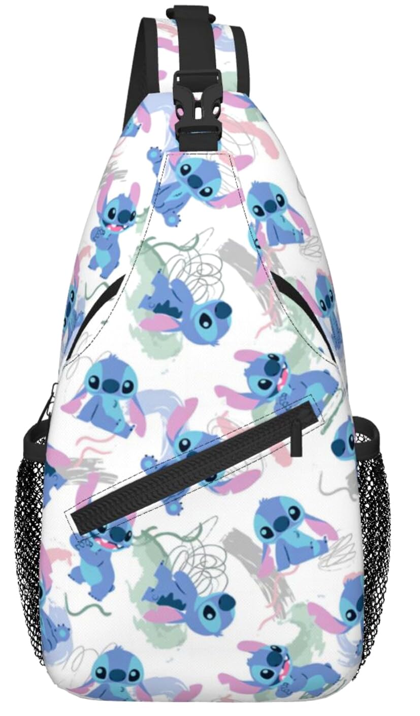 VAMIUR Cartoon Crossbody Bag, Cute Sling Bag Gym Bag, Single Shoulder Bag Large Capacity Travel Backpack Gym, Fun Daypack For Women Men
