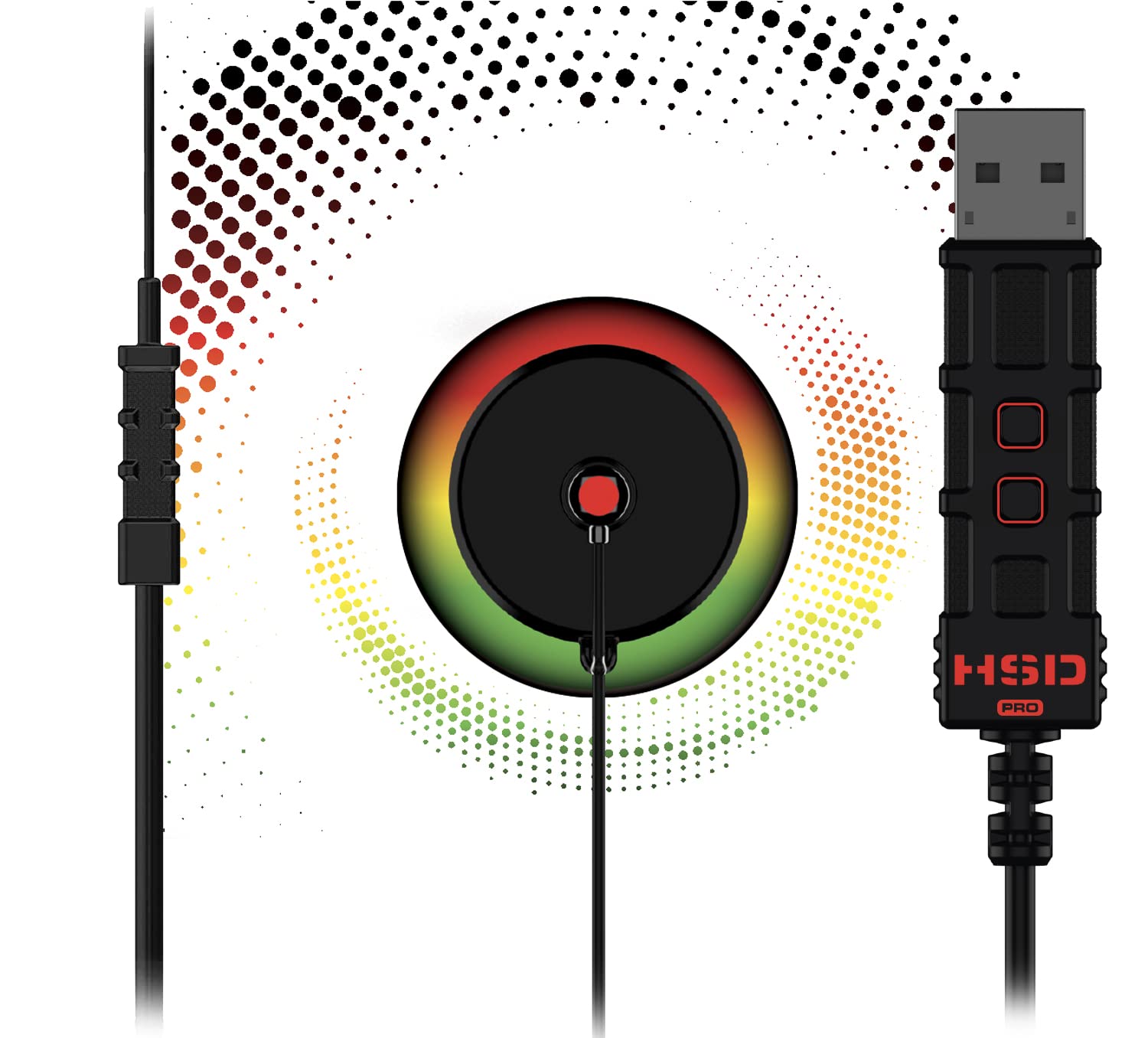 PRO Color and Brightness Control Dot LED Aim Assist Mod for Gaming TV Compatible with Xbox, Playstation, Nintendo and PC - Works with All Shooter Video Games and FPS or TPS