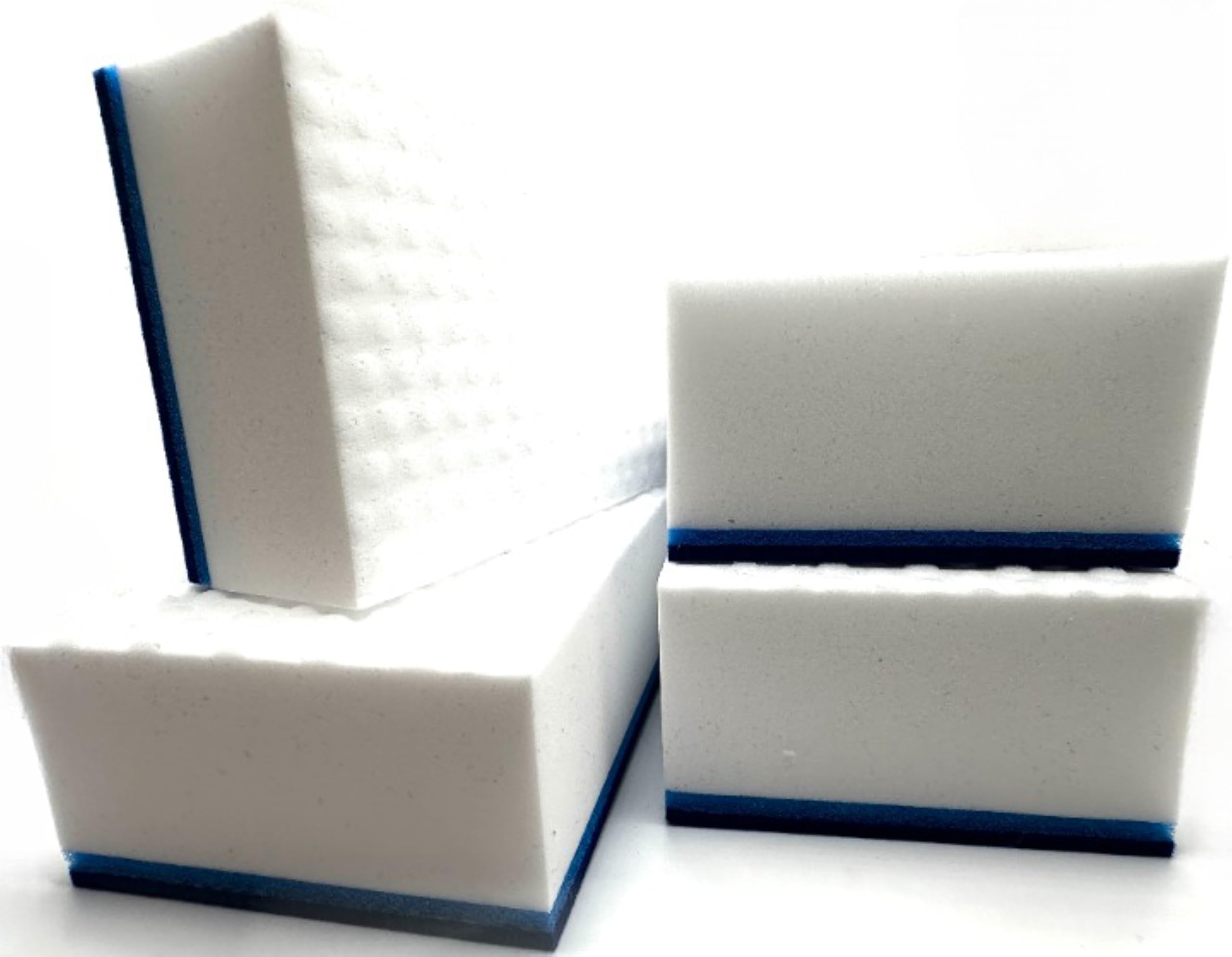 Pro-Graad 4 Pack XL Magic Sponge Eraser Cleaner, 6β x 3.5β x 2β Eraser Pads, Cleans Scuffs, Marks & Dirt from Kitchen, Bathroom, Boat Decks, Fiberglass, Aluminum, Gelcoat, Plastic, Vinyl & Metal