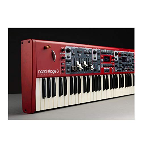 Nord Stage 3 Compact 73-Key Semi-Weighted Keyboard Bundle with Stand, Bench, Sustain Pedal and Headphones (5 Items)