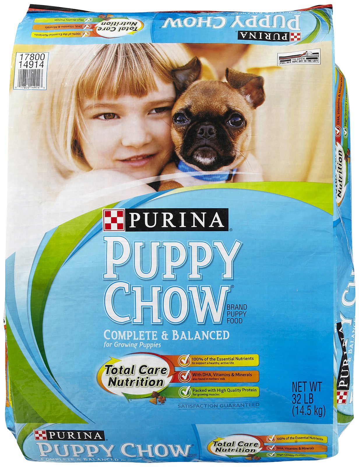 Purina Puppy Chow Puppy Food, Complete Nutrition Formula , 32 lb