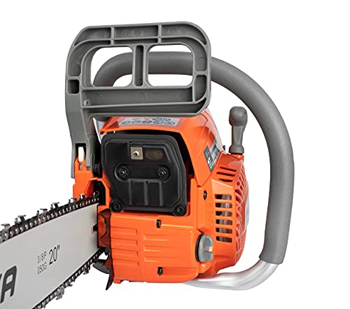 PROYAMA 58CC 2-Cycle Gas Powered Chainsaw, 16-Inch Top Handle Chain Saw, Gasoline Chainsaw 20-Inch for Tree Wood Cutting