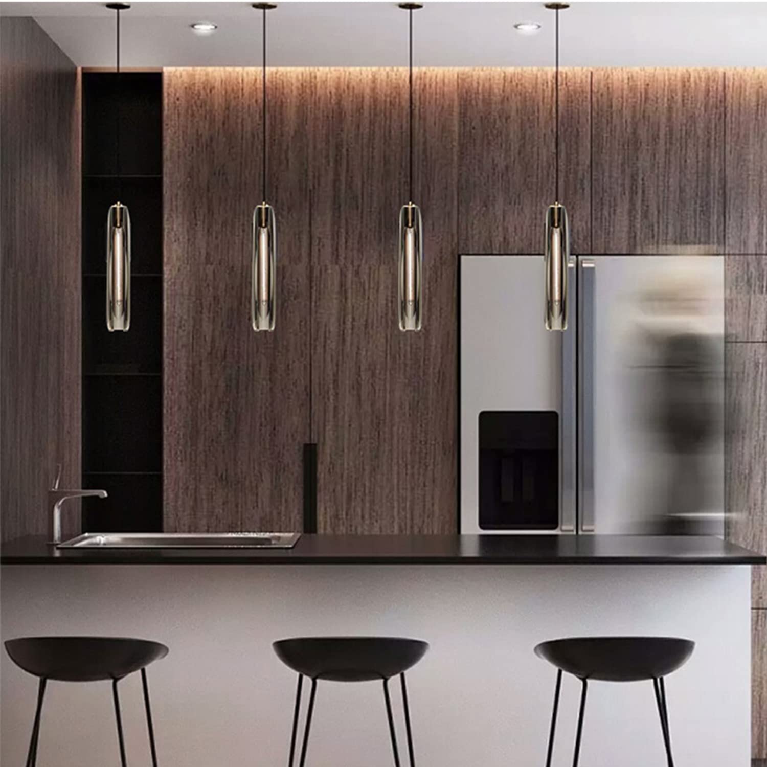 PRTSER Pendant Lights Kitchen Island Pendant Lights Pendant Light fixtures Kitchen Pendant Light pendent Light Small Pendant Light Island Pendant Lights for Kitchen (Gold)