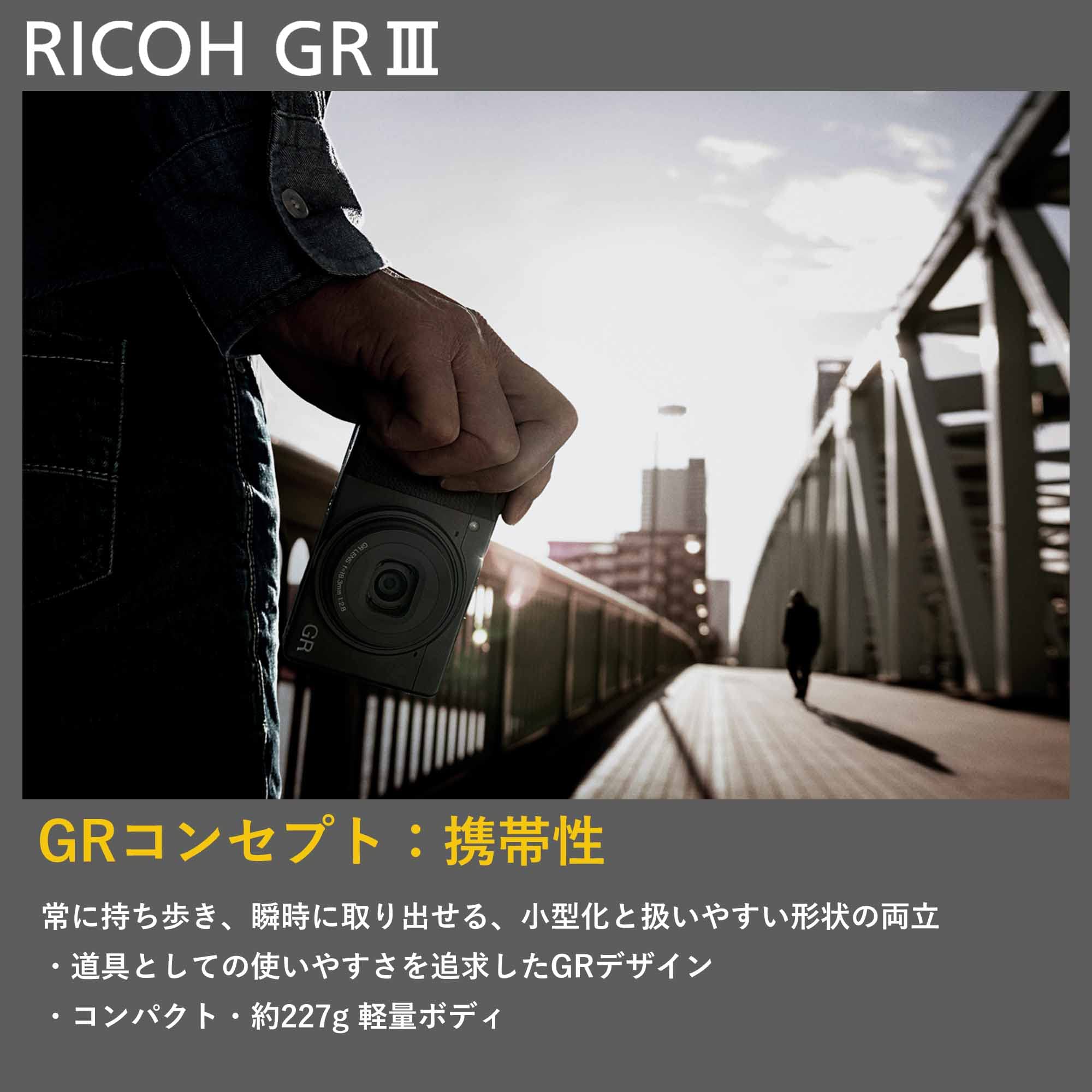 RICOH Digital Camera GRIII APS-C Size CMOS Sensor GR3 15041