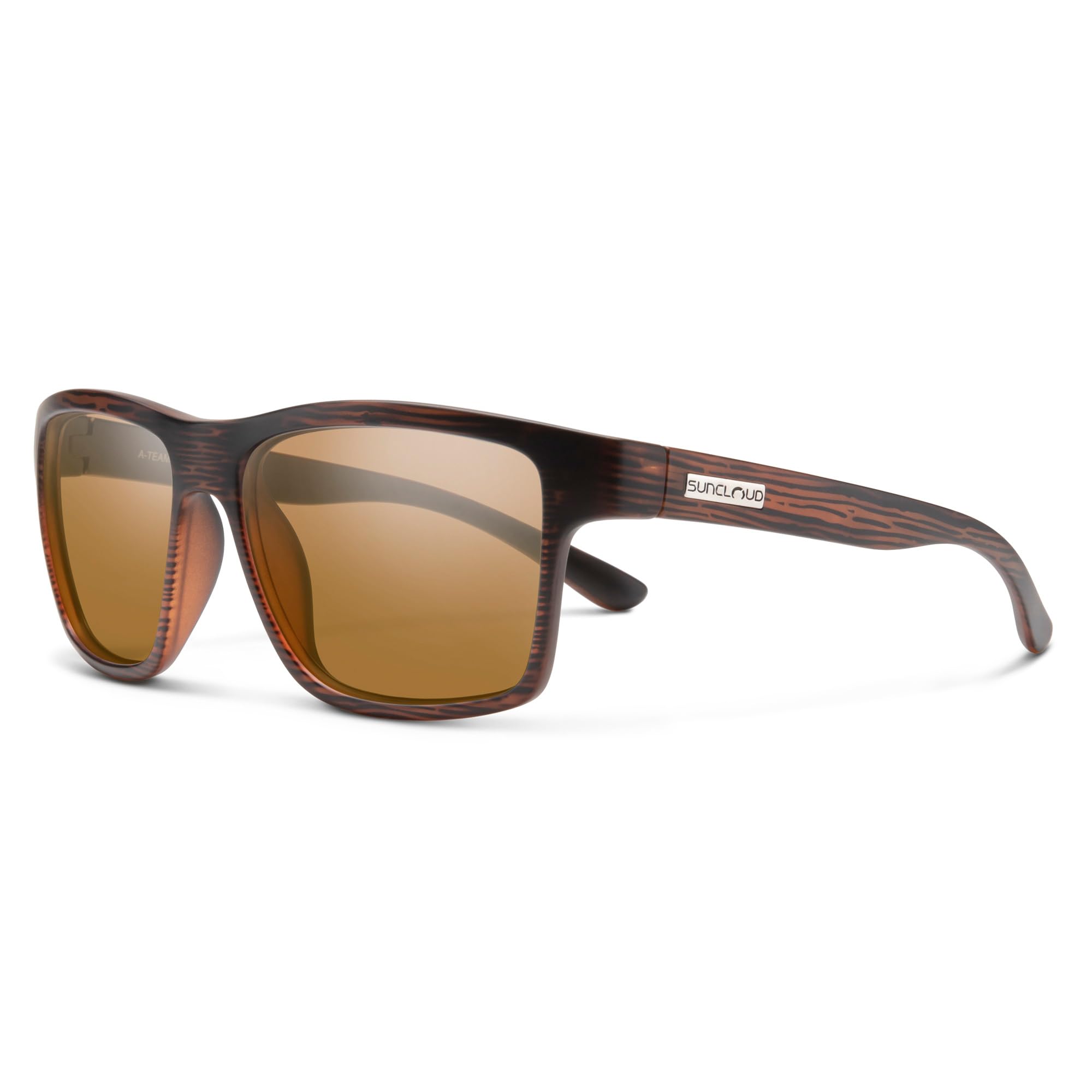Suncloud A-Team Polarized Sunglasses, Burnished Brown/Polarized Brown,One Size