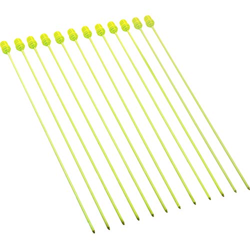 QUICKPLAY PRO Agility Poles Adjustable Height: use as (x10) 3FT Soccer Agility Training Poles OR (x5) 6FT Slalom Poles (Agility Poles x10 - for Grass)