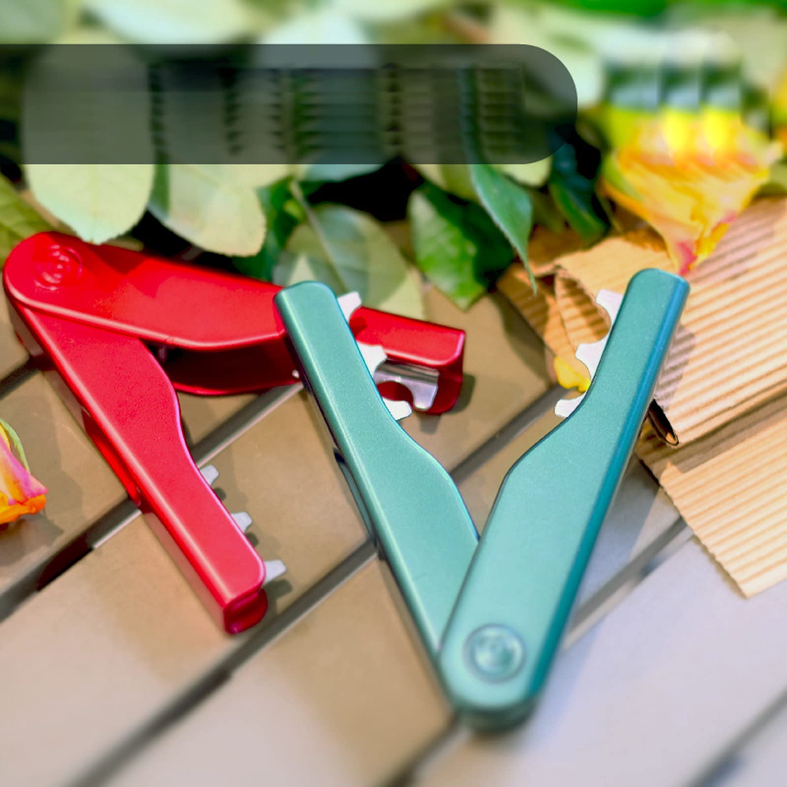 puseky Rose Pliers Metal Leaf Thorn Stripper Tool Leaf Floral Tools for Florist DIY Pruning Flower Branche Cuting Tool