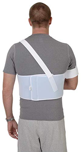 Ossur Premium Shoulder Immobilizer for Quick Recovery from Shoulder Injuries | Immobilization of The Shoulder Joint & Arm | Adjustable Straps and Cuffs | Fits Men & Women, Universal Size
