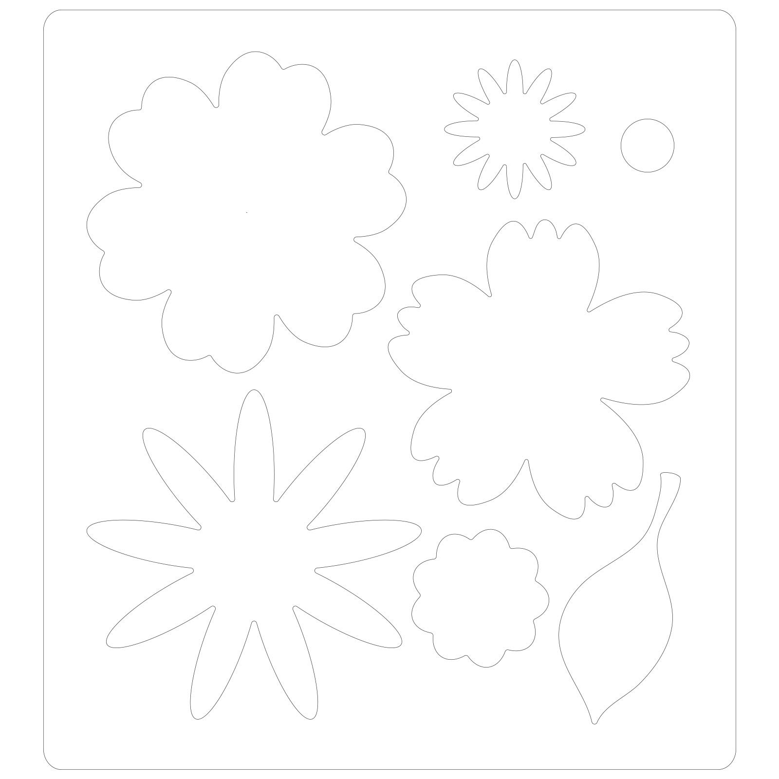 Sizzix Bigz Die , Bold Blossoms by Laura Kate Cutting dies, Multicolor