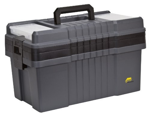 Plano 823-003 Contractor Grade Po Series 22-Inch Tool Box, Graphite Gray with Black Handles and Latches by Plano Molding