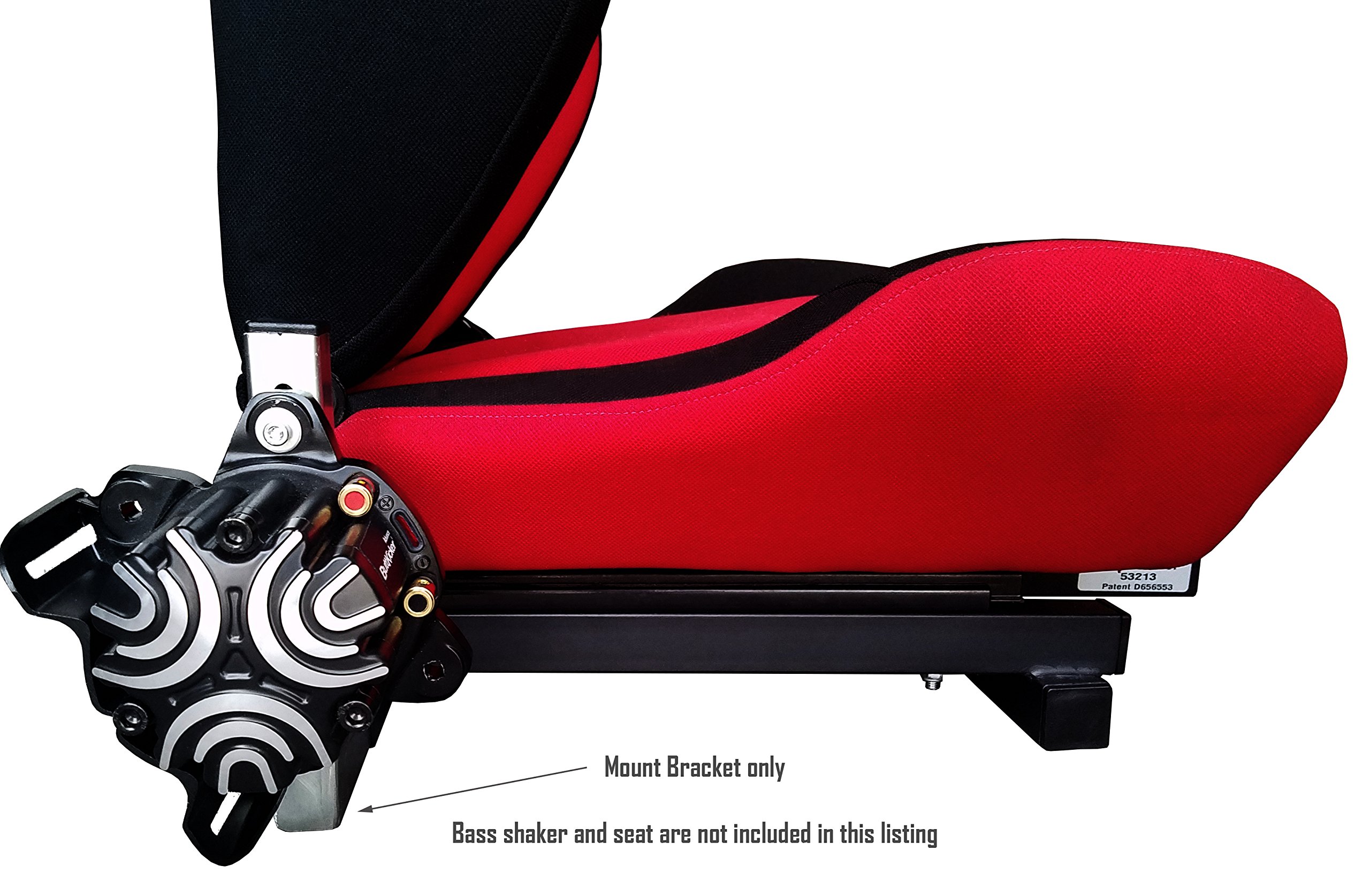 OpenWheeler Universal Bracket for Bass Shaker | Low Frequency Audio Tactile Transducers. Fits all buttkickers, AuraSound