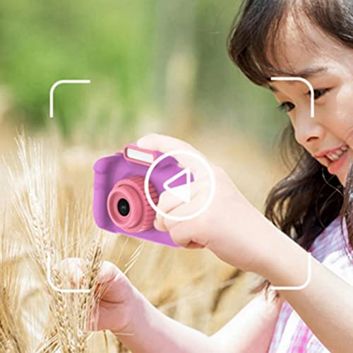 PRIZOM Children's Camera High-Definition 4000W Front Rear Dual-Camera 2 Inch 1080P HD Screen Digital Camera Photography, B