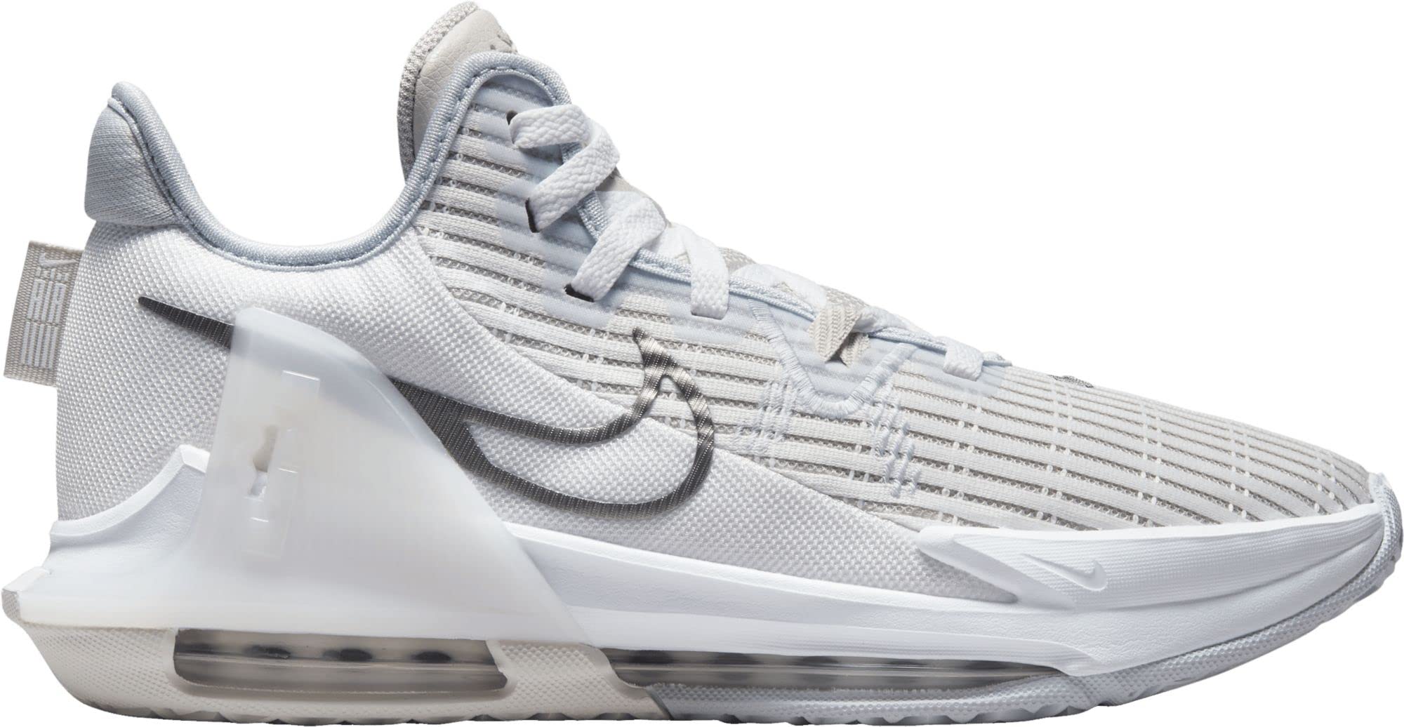 Nike Men's Lebron Witness 6 Summit White/MTLC Pewter (CZ4052 102) - 12