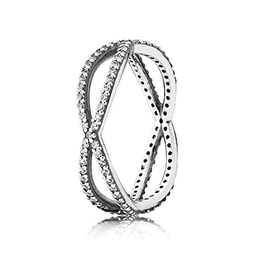 Pandora Ring Crossing Paths 190930CZ Size 6