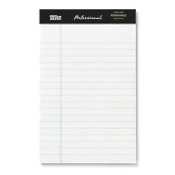 Office Depot - Filler Paper - Sugar Cane Paper Perforated Pads, 5" x 8" x 5" x 8" - white