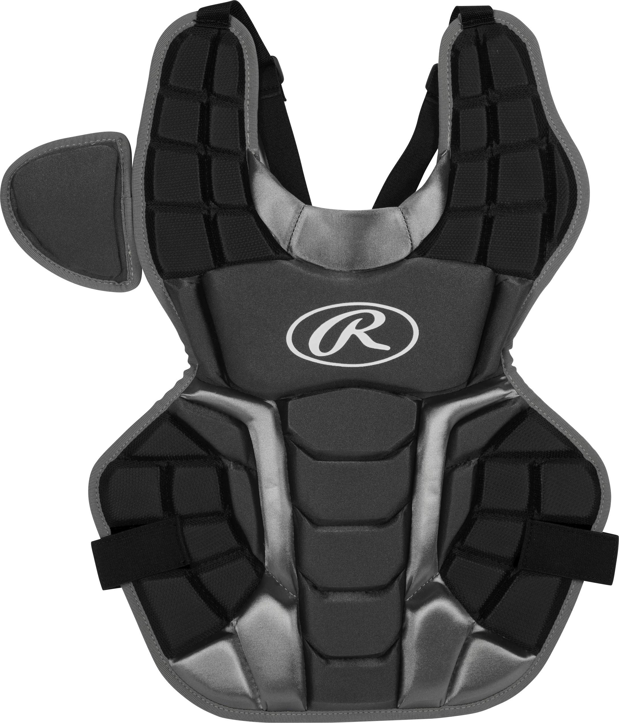 Rawlings Renegade 2.0 Adult NOCSAE Baseball Protective Catcher's Gear Set, Black and Silver
