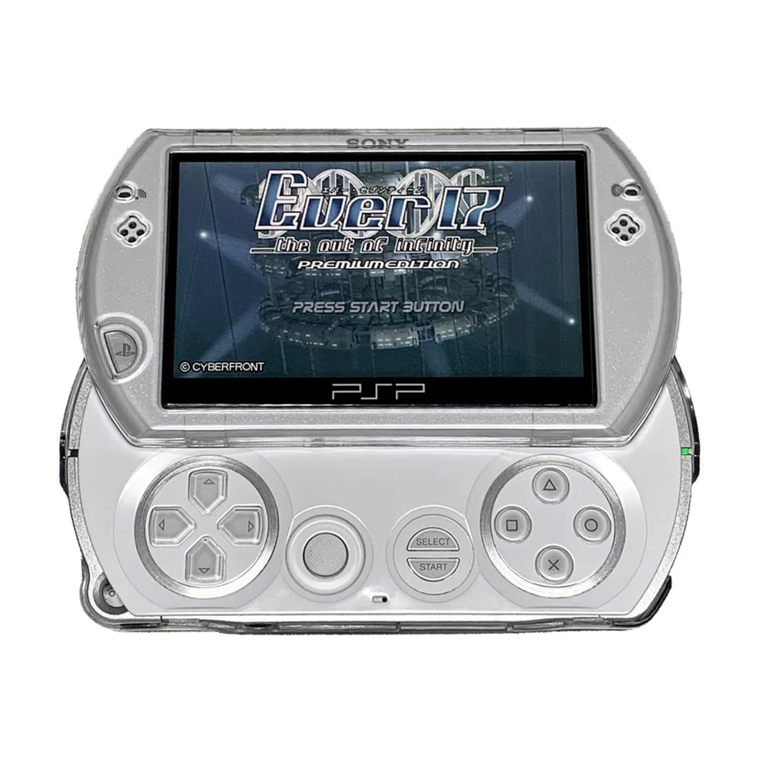 OSTENT Protector Clear Crystal Hard Case Cover Skin for Sony PSP Go