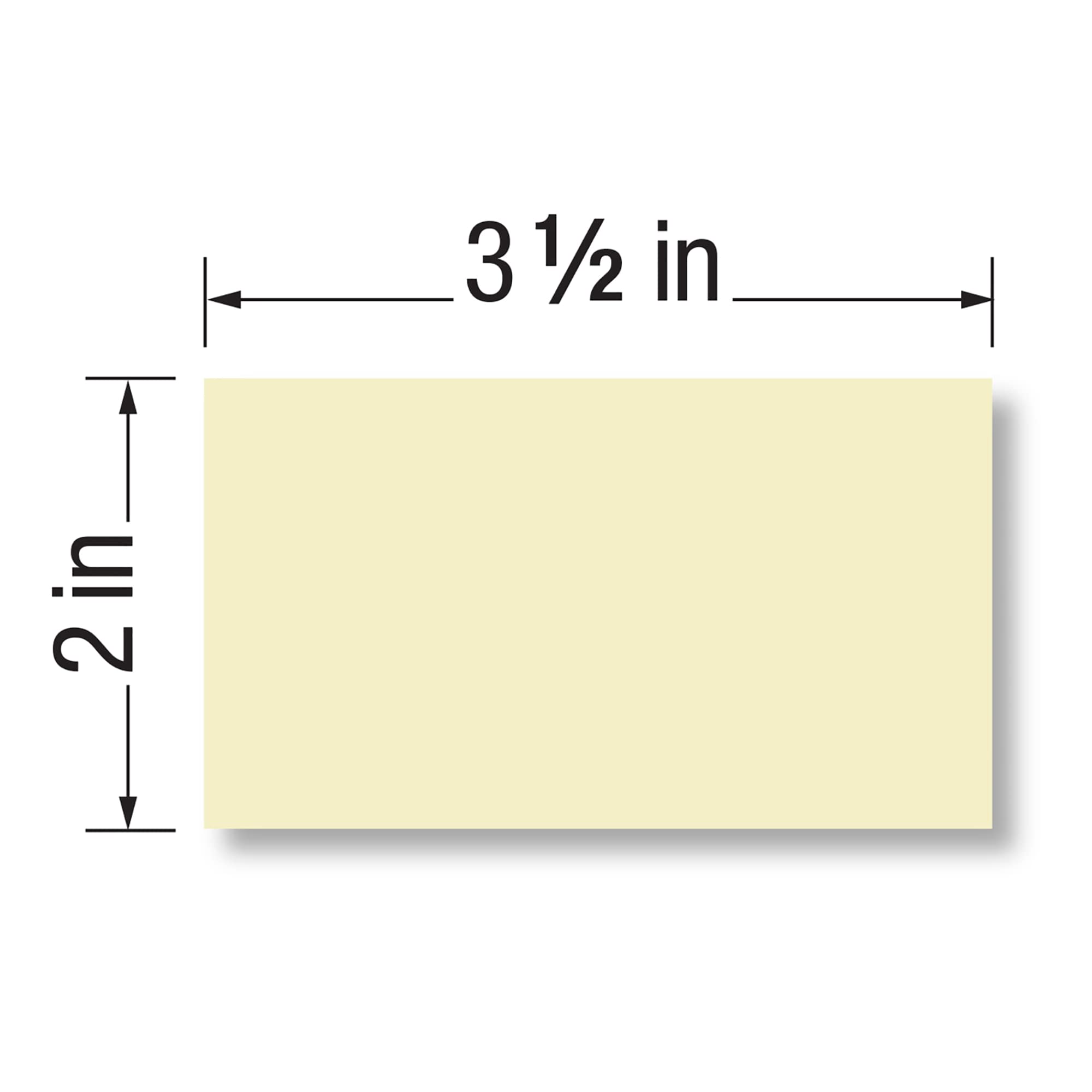 Office Depot Matte Business Cards, 2in. x 3 1/2in., Ivory, Pack of 1,000, 23004