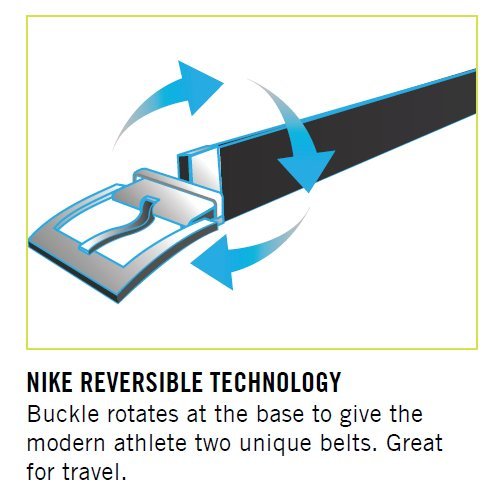 Nike Men's Core Reversible Belt, Black/Brown, 36