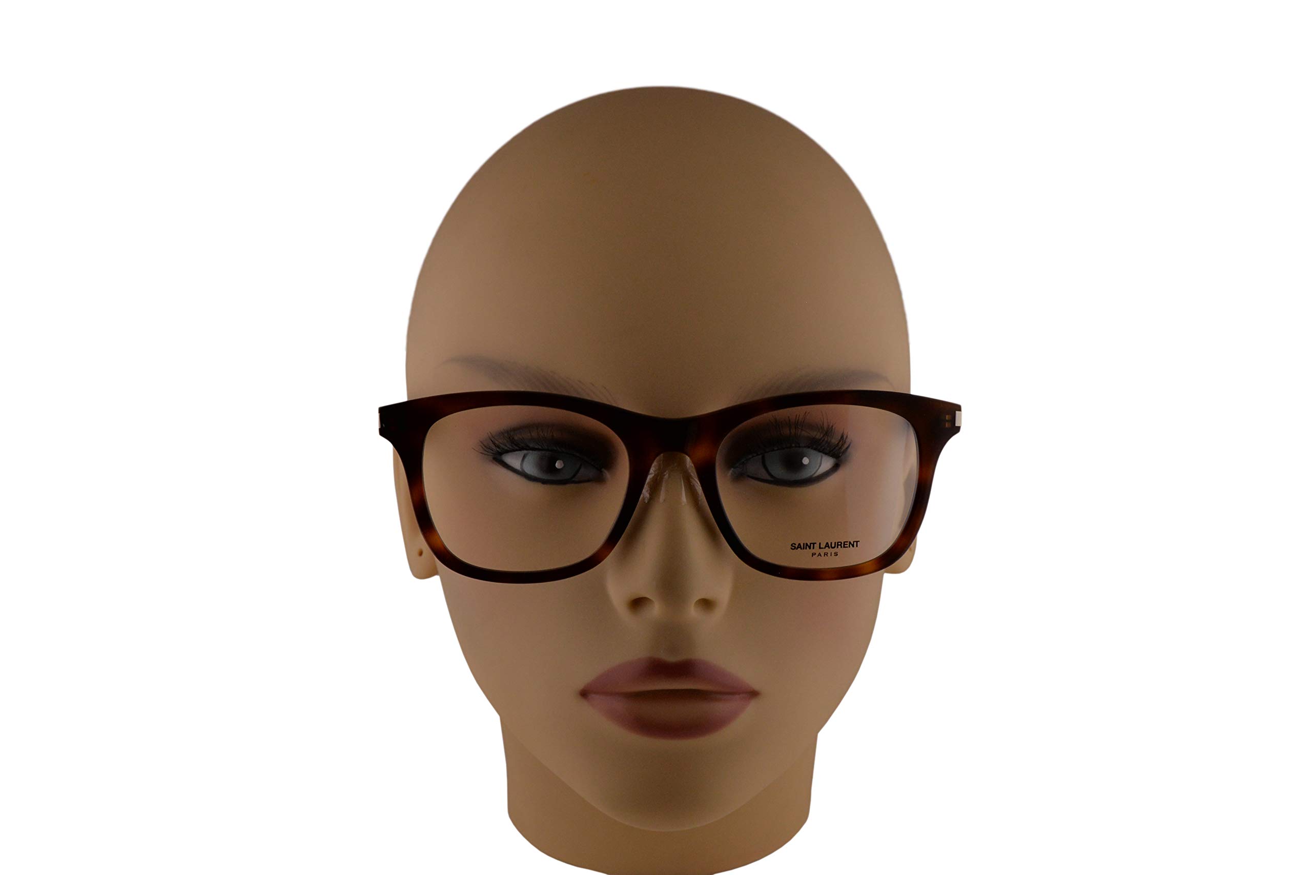 Saint Laurent SL286 Slim Eyeglasses 50-20-150 Light Havana w/Demo Clear Lens 003 286 SL 286