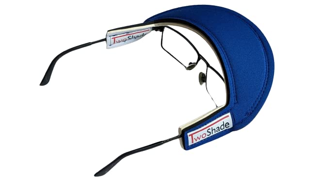 TwoShade Strapless Reversible Sun Visor Golf Tennis Beach Hat Mens Womens Two Shade Blue/White