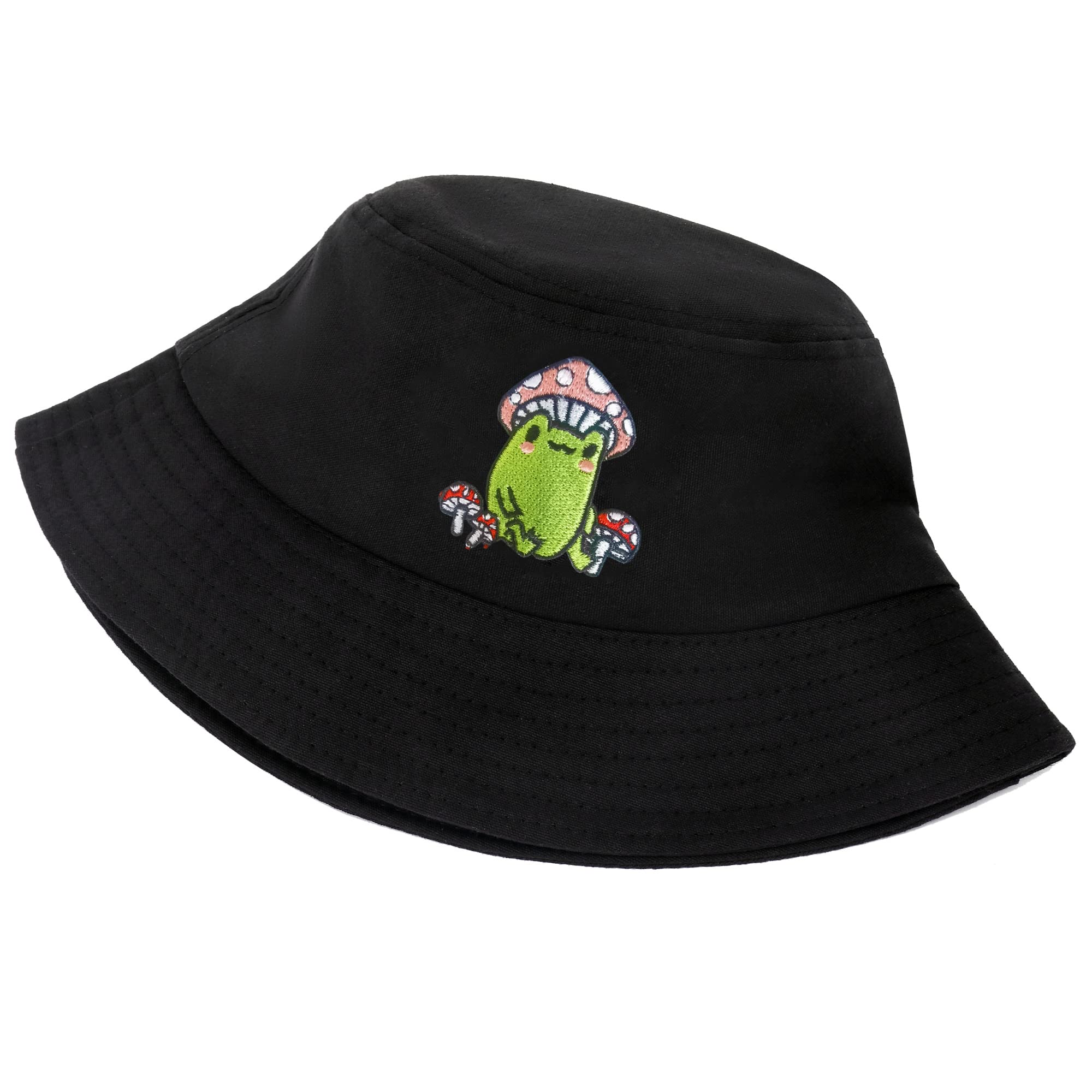 Unisex Bucket Hat Beach Sun Hats for Women Men (Ghost Hand)