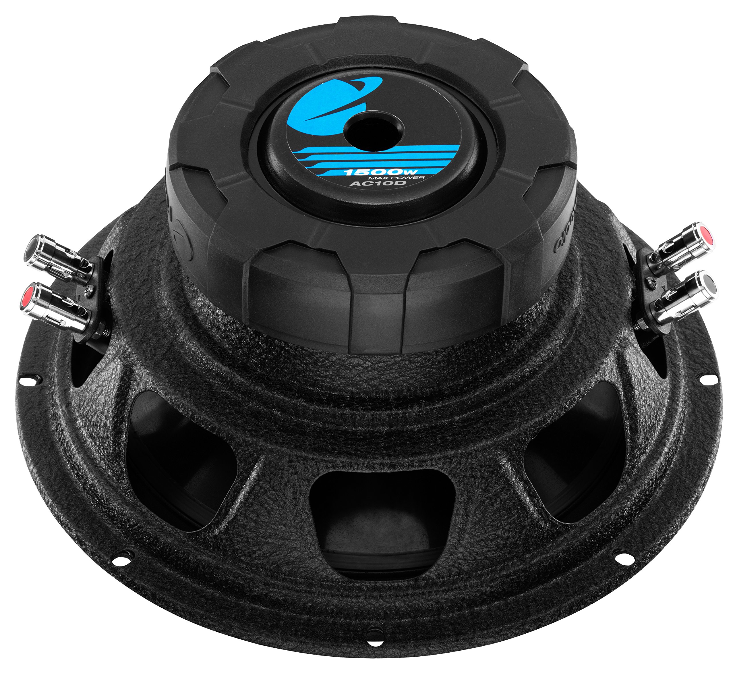 Planet Audio AC10D Anarchy Series 10 Inch Car Subwoofer - 1500 Watts Max, Dual 4 Ohm Voice Coil, Sold Individually, for Truck, Boxes, Enclosures, Use with Amplifier