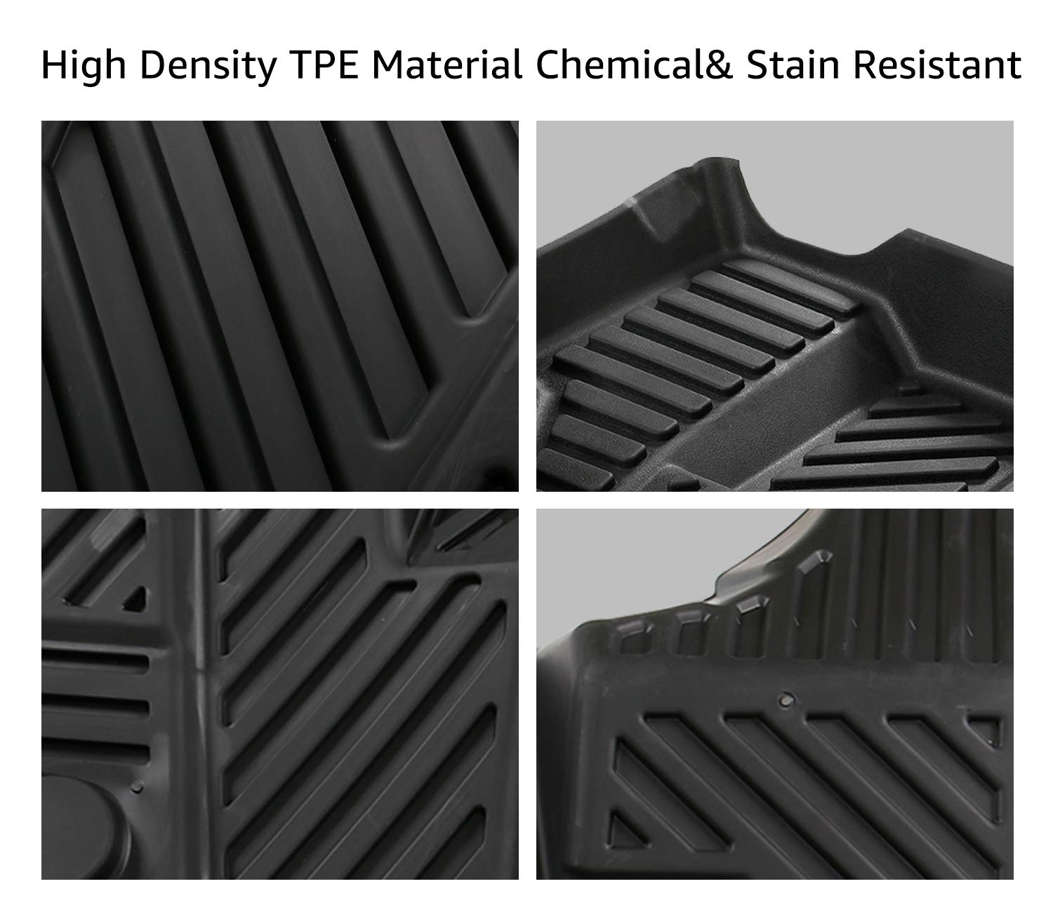 RZR Front Floor Mats, A&UTV PRO Floor Liners All Weather Protection Compatible for 2014-2023 Polaris RZR XP 1000 900 S XC Turbo 2 Doors Accessories Replace # 2880414