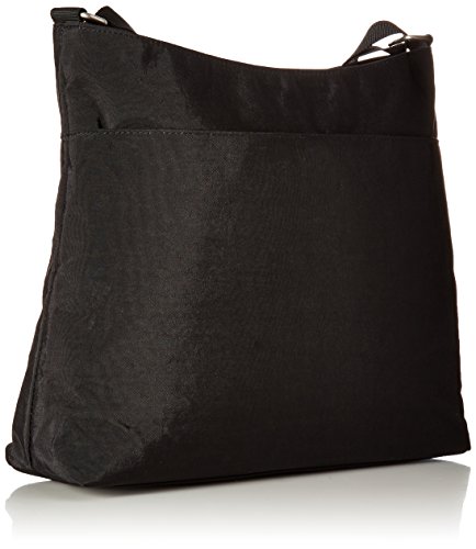 Pocket Hobo Cross Body, BLACK WITH SAND LINING, One Size