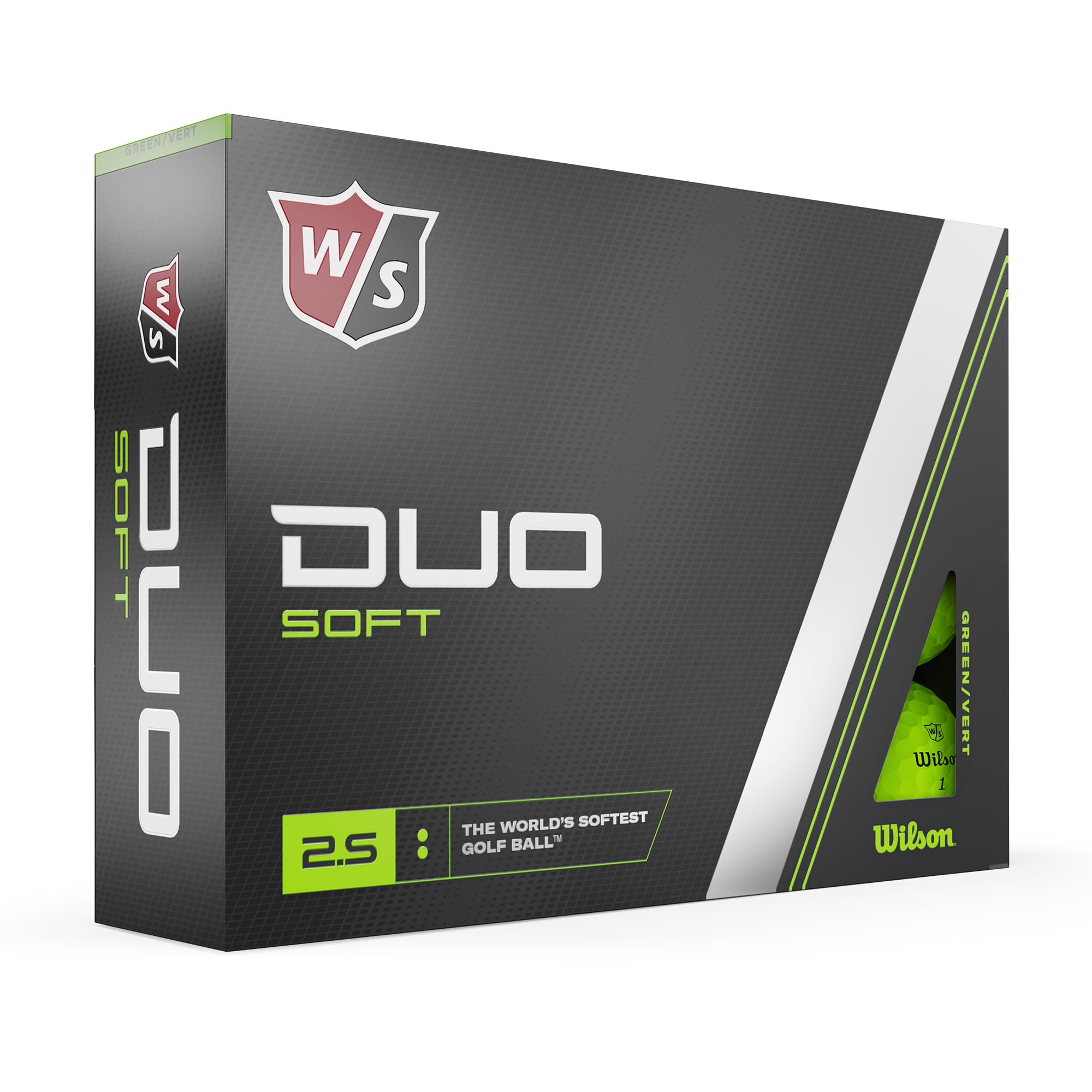 WILSON Staff Duo Soft Golf Balls - 12 Pack, Green