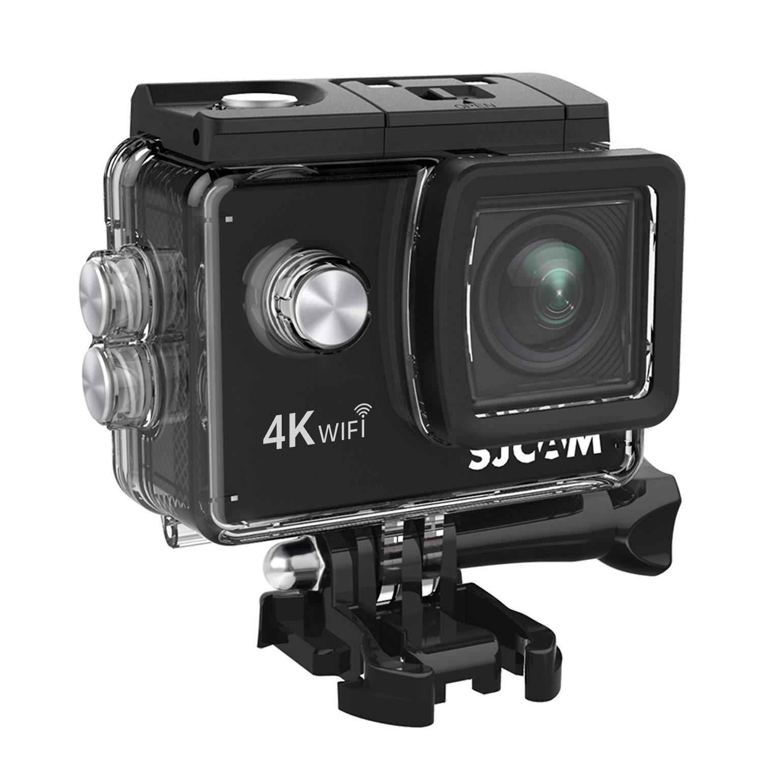 Original SJCAM SJ4000 Air 4K Wi-Fi Action Camera 16MP Waterproof DV Camcorder 170 Degree Wide Angle LCD with 2 Batteries and Mounting Accessories Kit