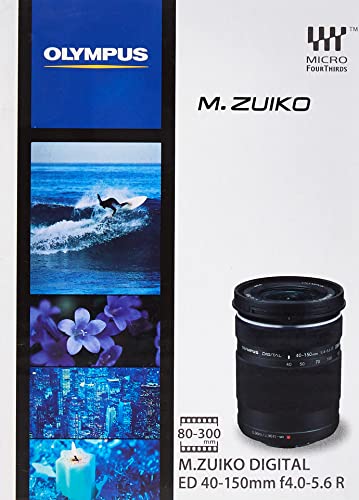 OM SYSTEM OLYMPUS M.Zuiko Digital 40-150mm F4.0-5.6 R Black For Micro Four Thirds System Camera, 3.75x Zoom Lens, Portable Design