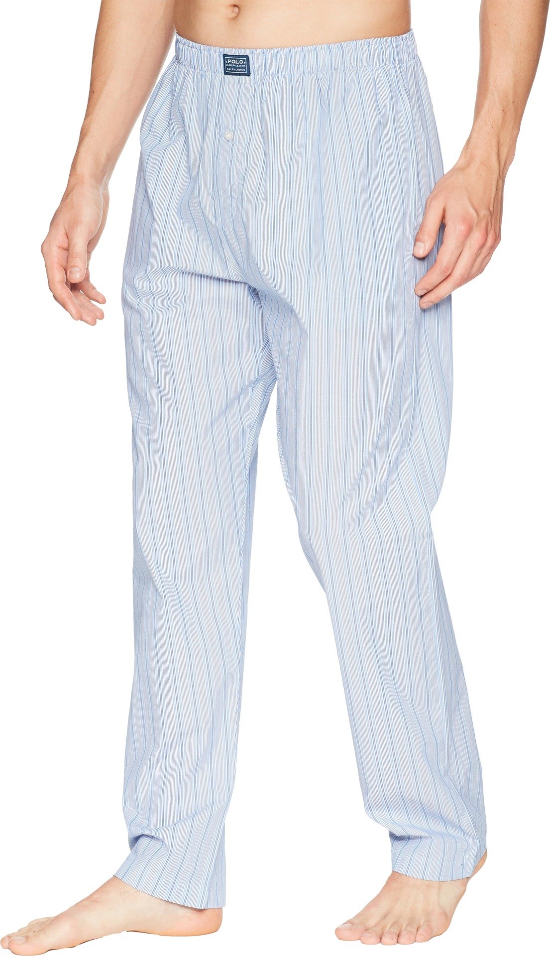 POLO RALPH LAUREN Men's Supreme Comfort Knit PJ Pants (Cruise Navy/Red Pony Player, Small)