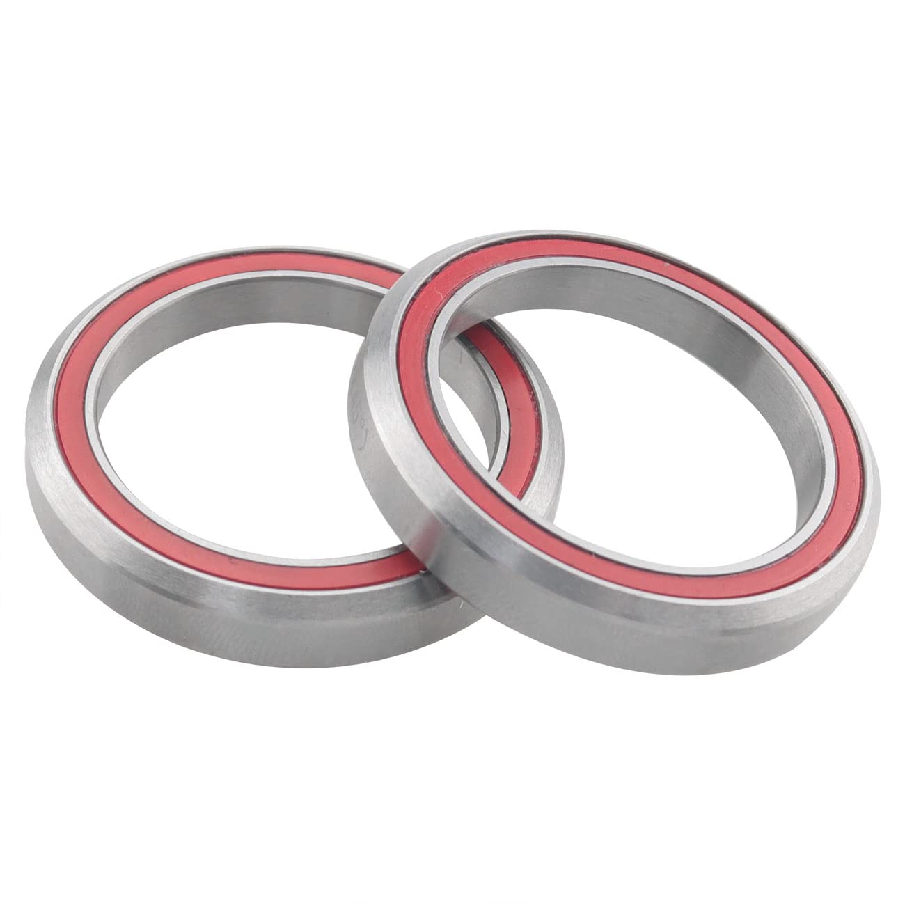 WHYHKJ 2pcs Metal 41mm Bicycle Headset Bearing Mountain Road Bike Bicycle Headset Bearing Part, Silver
