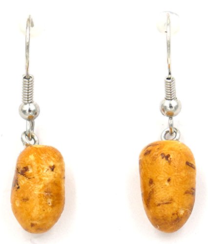 Polymer Clay Handmade Farm Fresh,Mini Potatoes Earrings