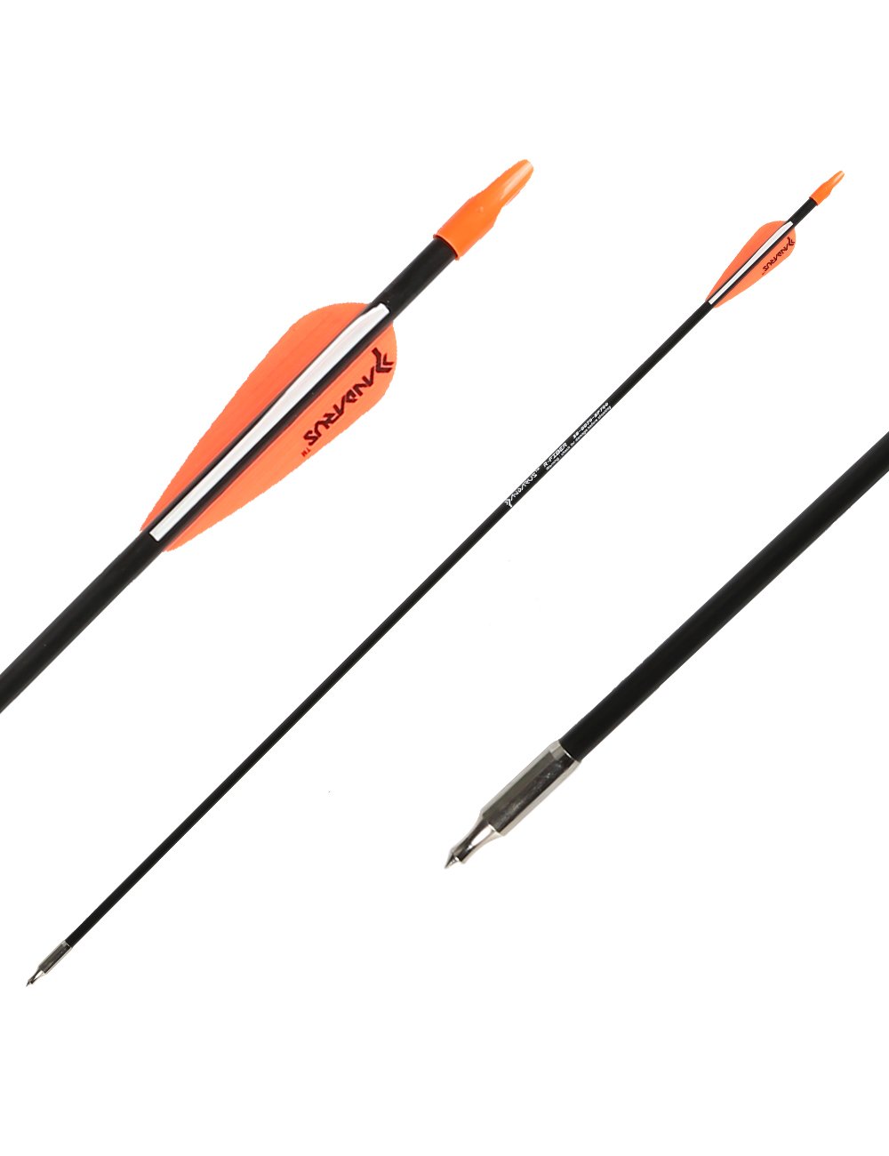 PANDARUS Archery 28" Fiberglass Archery Target Practice Arrows, for Children, woman or Beginner, for Recuve Bow(Pack of 12) …