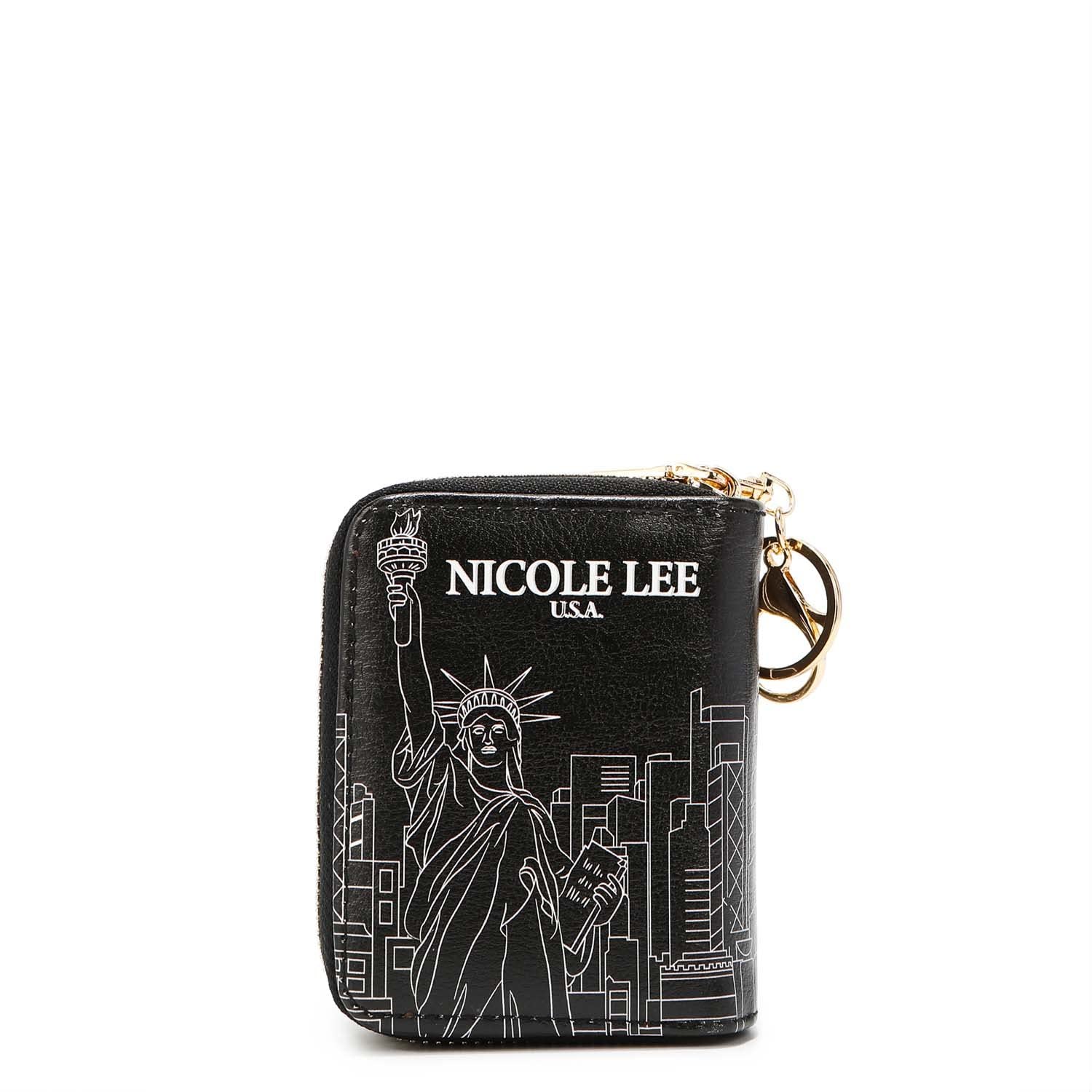 Nicole Lee PRT6319 CAREER WOMAN DOUBLE ZIP ACCORDION CARD HOLDER