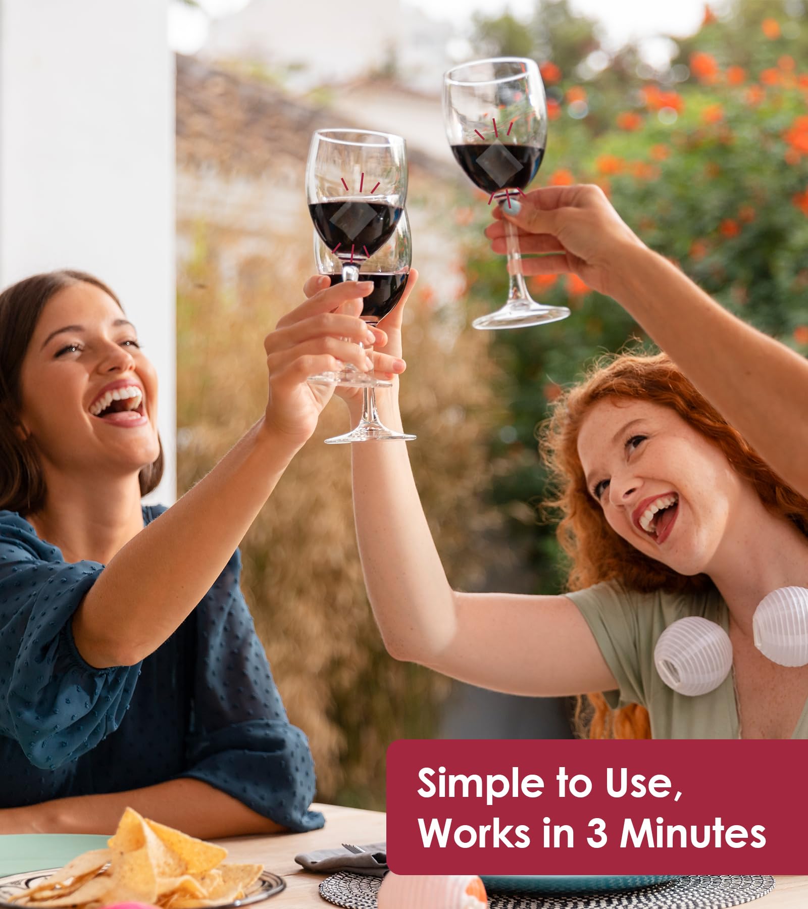 YARKOR Wine Filter 12 Packs, Removes Histamines and Sulfites, Reduce and Alleviate Wine Allergies & Sensitivities - Stops Red Wine Headaches Nausea, Natural Purifier Filters