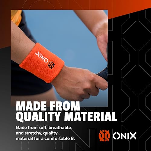 ONIX Pickleball Sweat Absorption Wristband β Pink