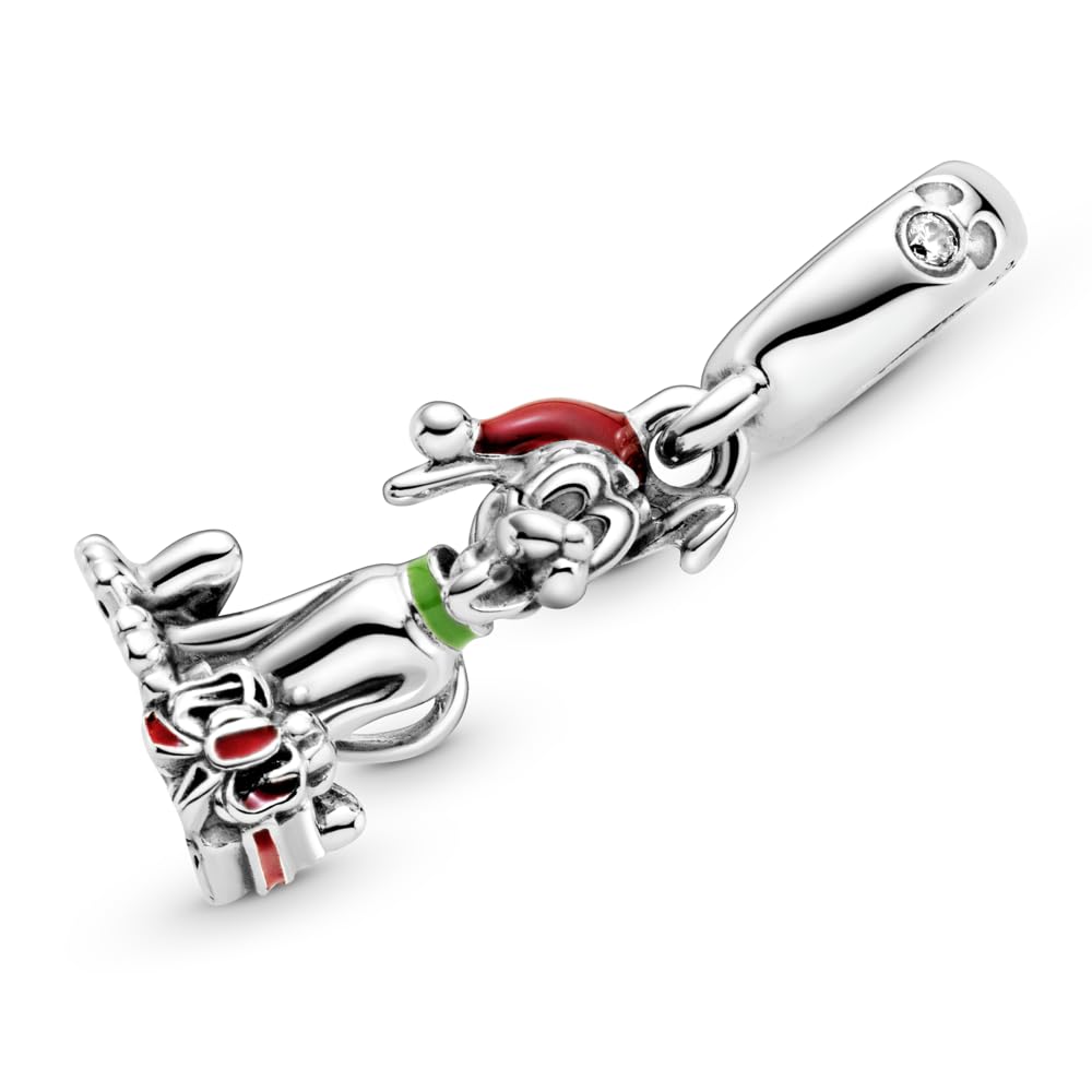 Pandora Disney Pluto and present sterling silver dang