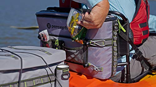 Perception Kayaks Splash Three Pocket Organizer - for Kayaks, Grey, One Size