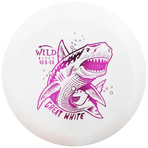 WILD DISCS Lava Great White Distance Driver Golf Disc - Colors May Vary
