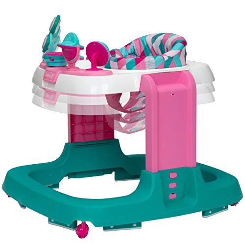 Safety 1st Ready, Set, Walk! DX Developmental Walker,Diamond Blush