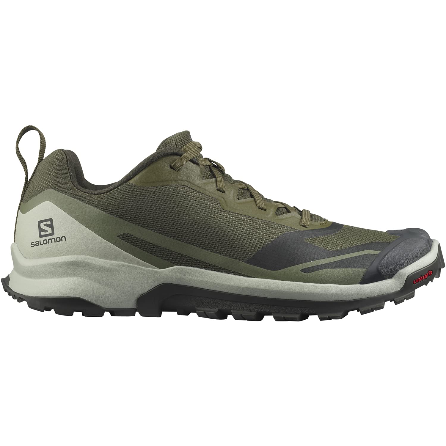 Salomon XA COLLIDER 2 Trail Running Shoes for Men, Olive Night/Mineral Gray/Peat, 12