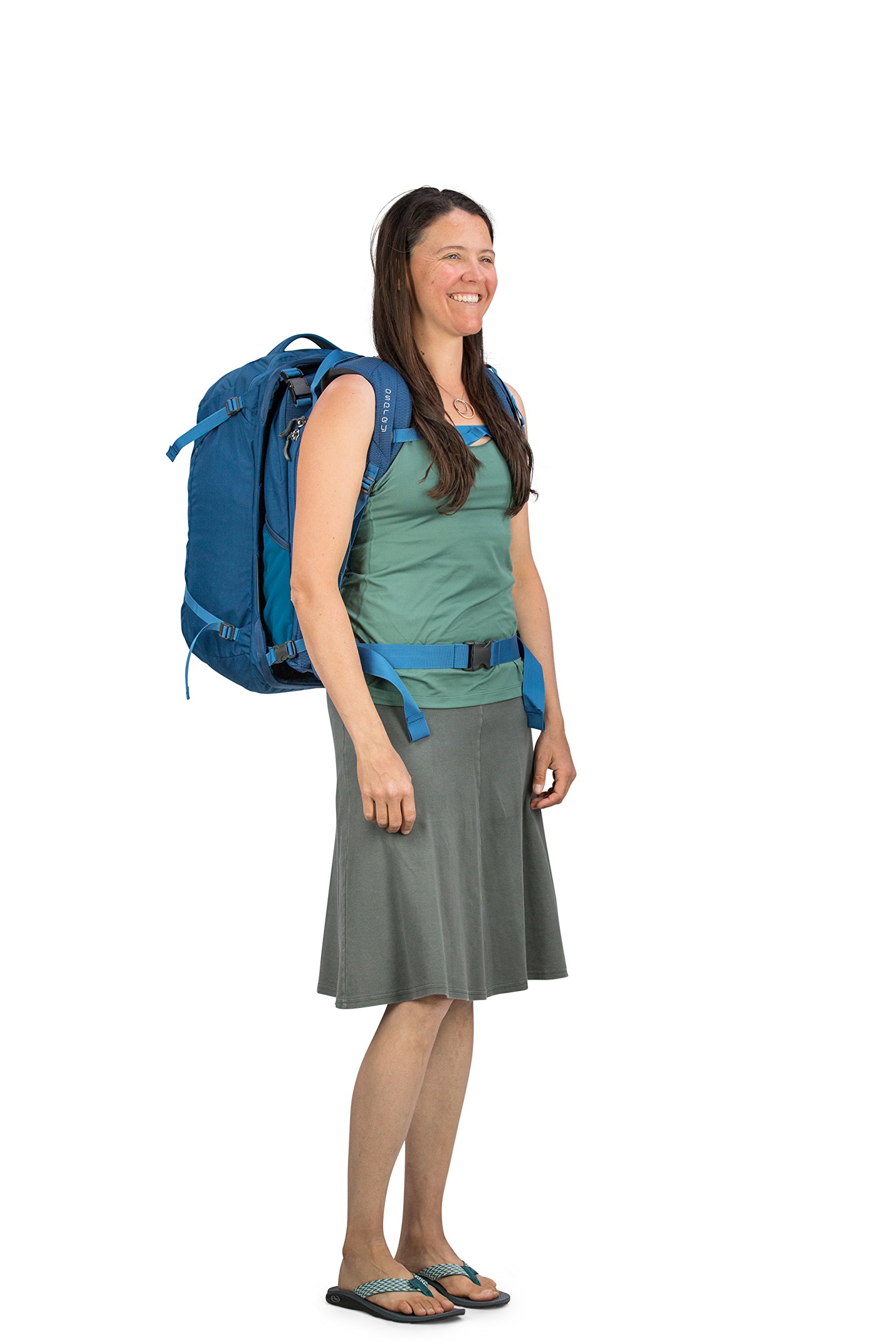 Osprey Ozone Duplex 60 Travel Backpack, Buoyant Blue