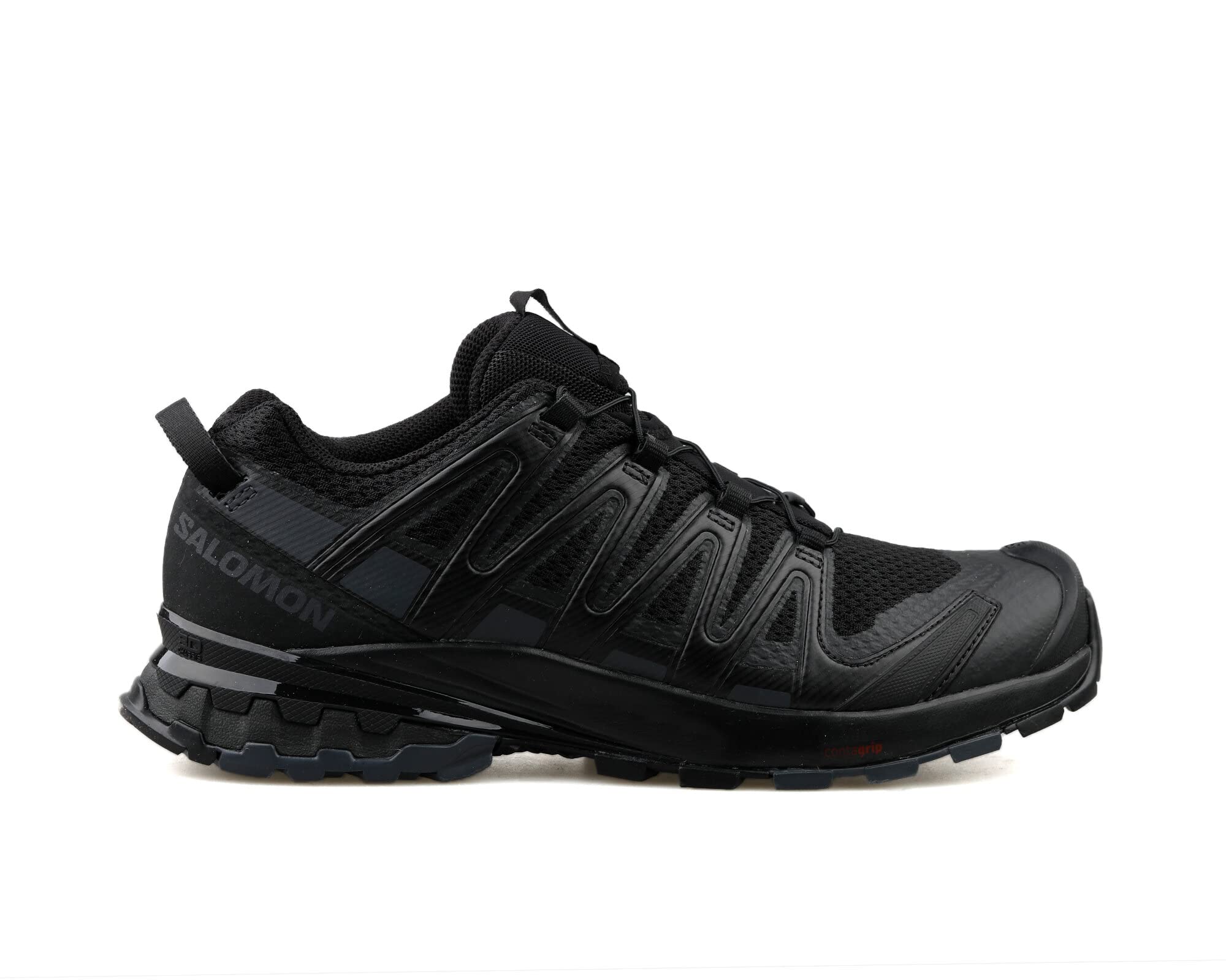 Salomon Xa Pro 3D V8 Trail Running Shoes for Women, Black/Phantom/Ebony, 9