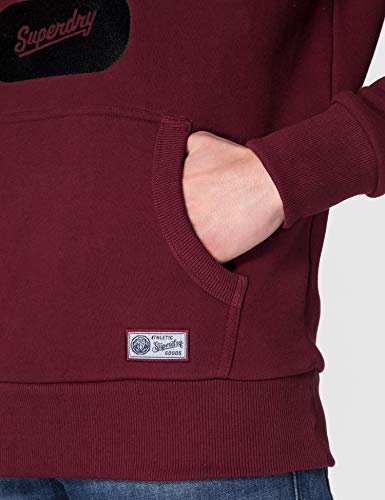 SUPERDRY Collegiate State Overhead Hoodie Wine