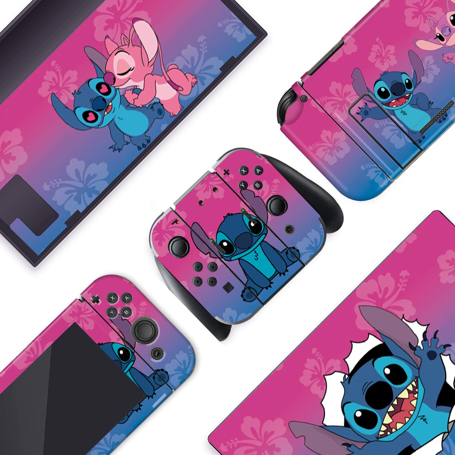 SadSkins Full Wrap Skin for Switch Anime Switch Protector Skin Cover Matte Vinyl Decal Stickers(Only Switch Standard)