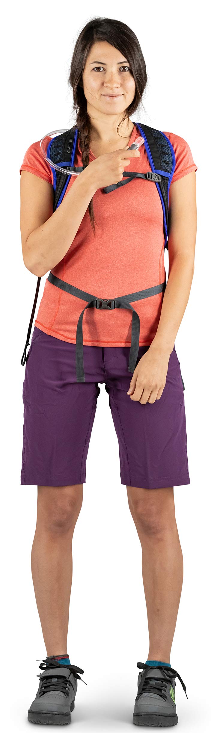 Osprey Sylva 5 Women's Bike Hydration Backpack with Hydraulics Reservoir, Zodiac Purple
